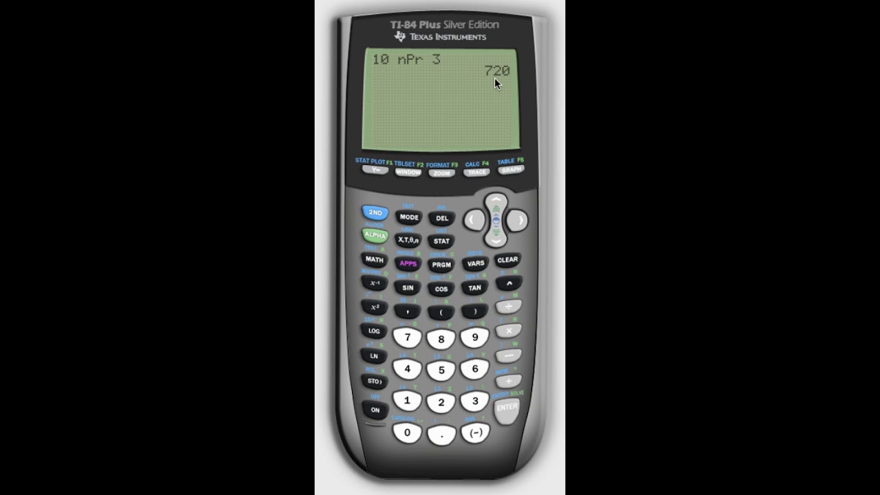 Ti Calculator Tutorial Combinations Permutations Youtube