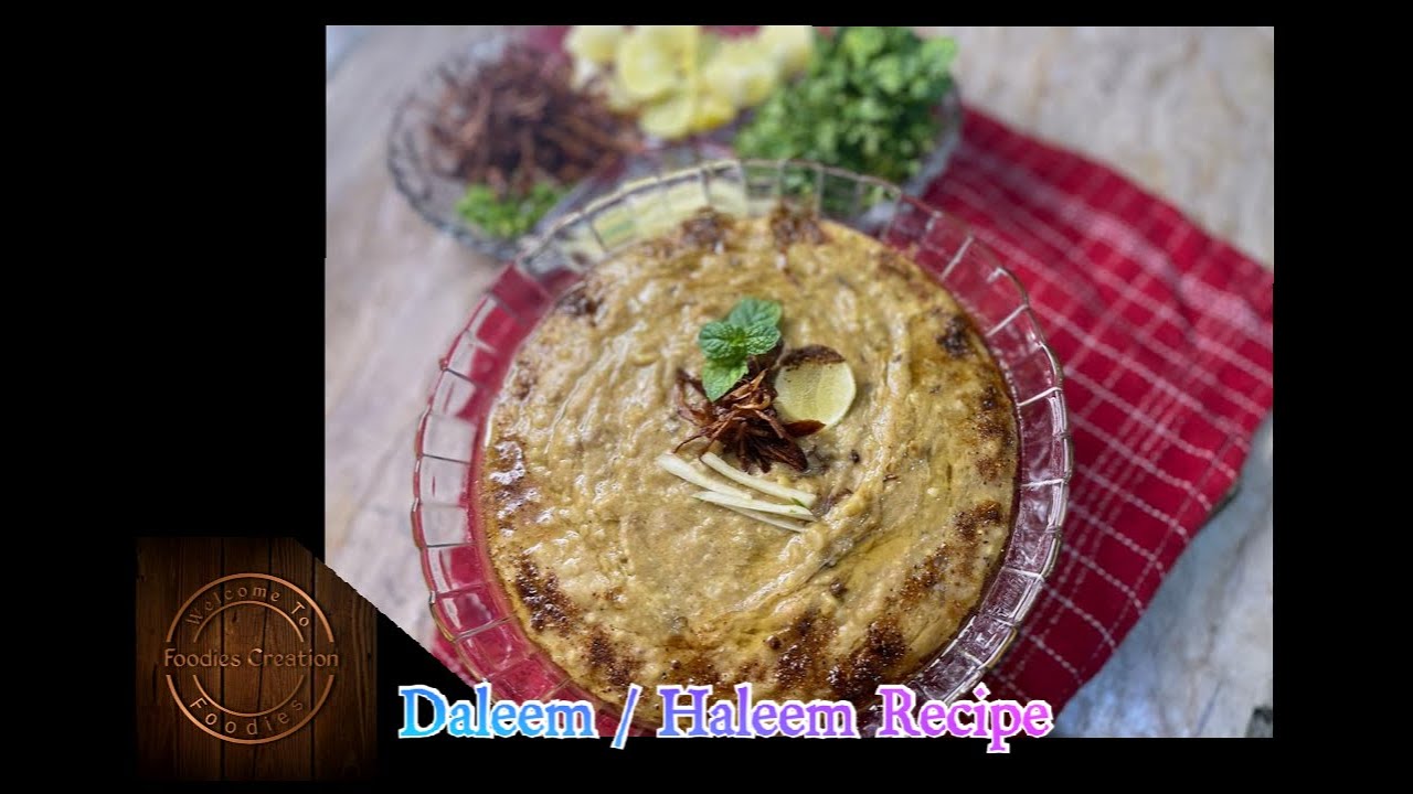 Beef Daleem/Haleem Recipe |Traditional Style Daleem/Haleem Recipe ...