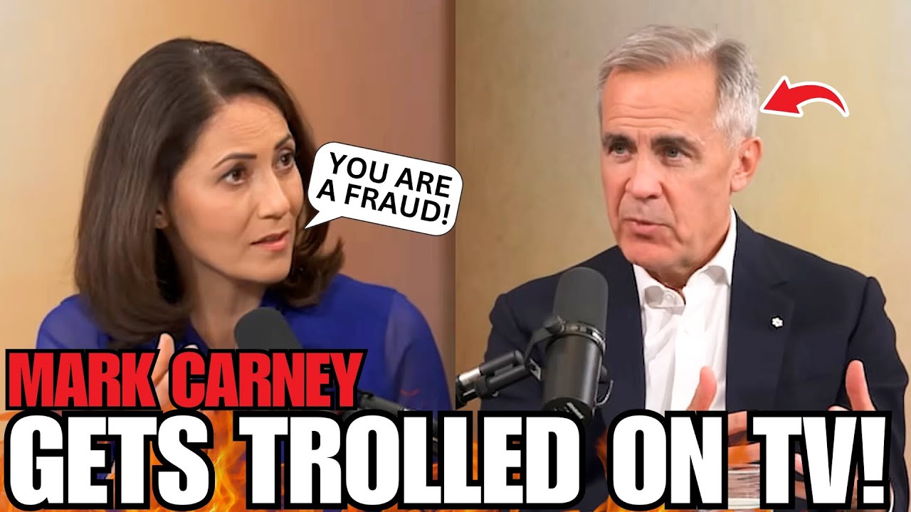 Mark Carney Gets CALLED OUT By Reporter Who Quotes His Book - YouTube