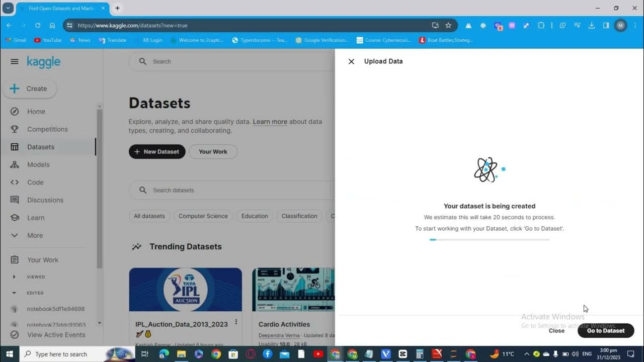 How to Upload a Dataset on Kaggle | Step-by-Step-Guide - YouTube
