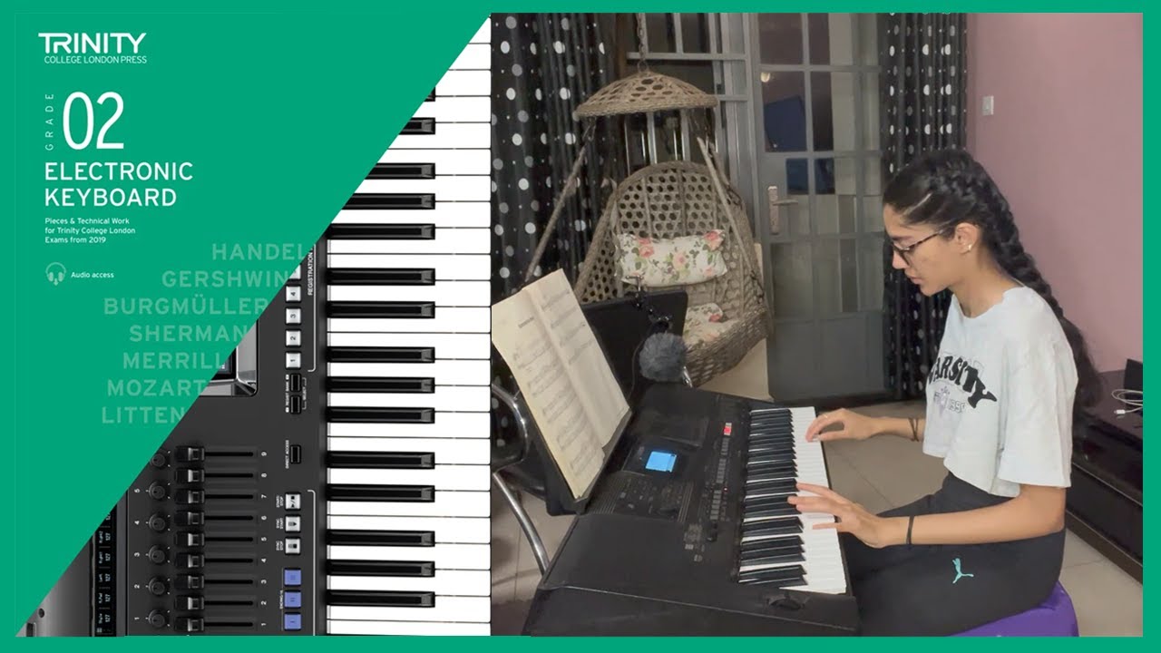 Trinity College London Keyboard | Grade Two Exam | Distinction - YouTube