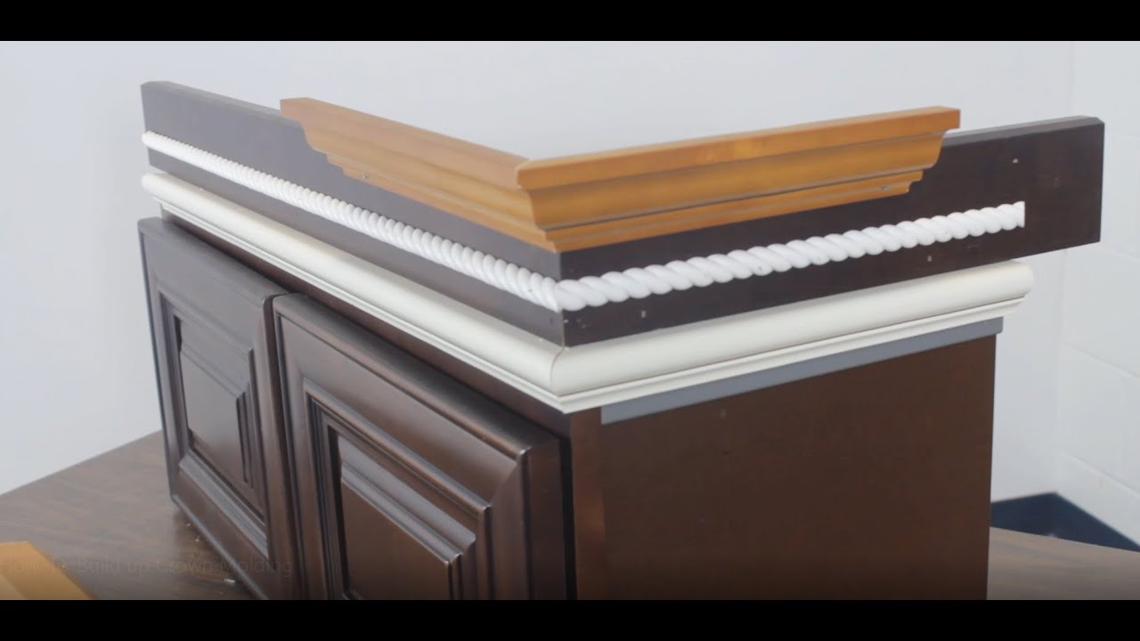 How To Build up your Crown Molding! - YouTube