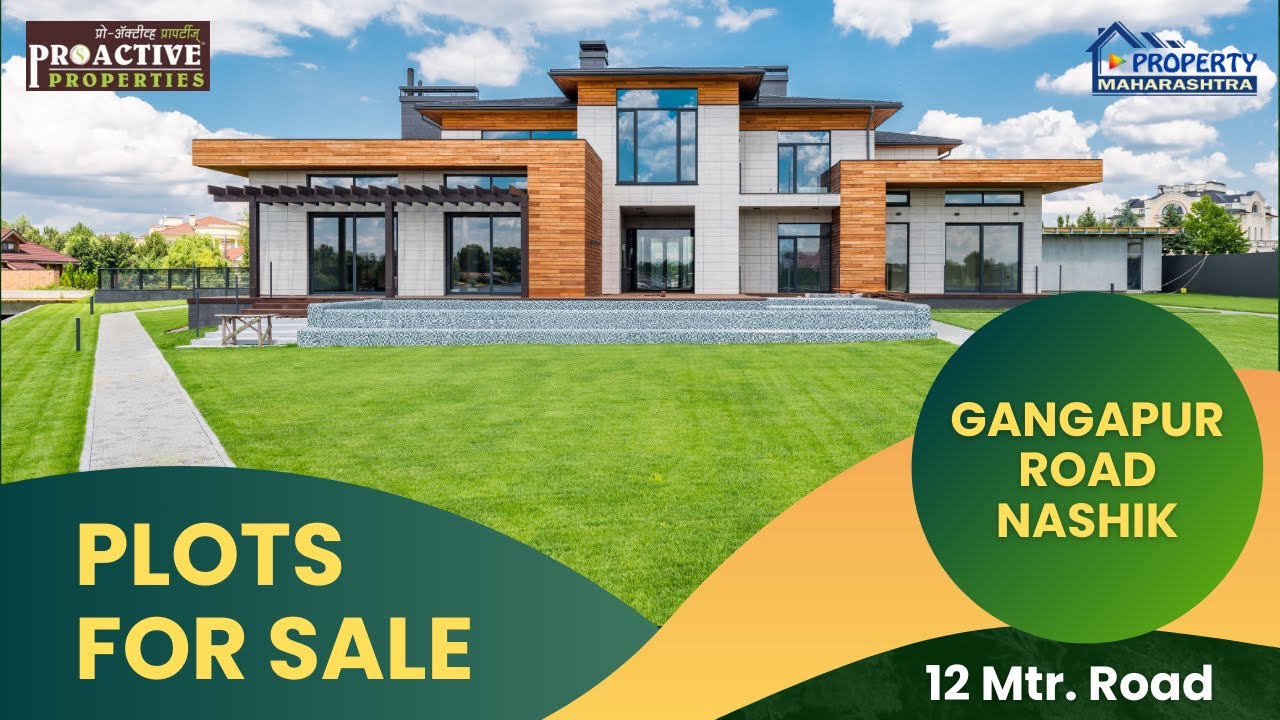 नाशिक गंगापूररोड बंगलो प्लॉट्स विकणे आहे | Bungalow Plots For Sale In Nashik Gangapur Road ...
