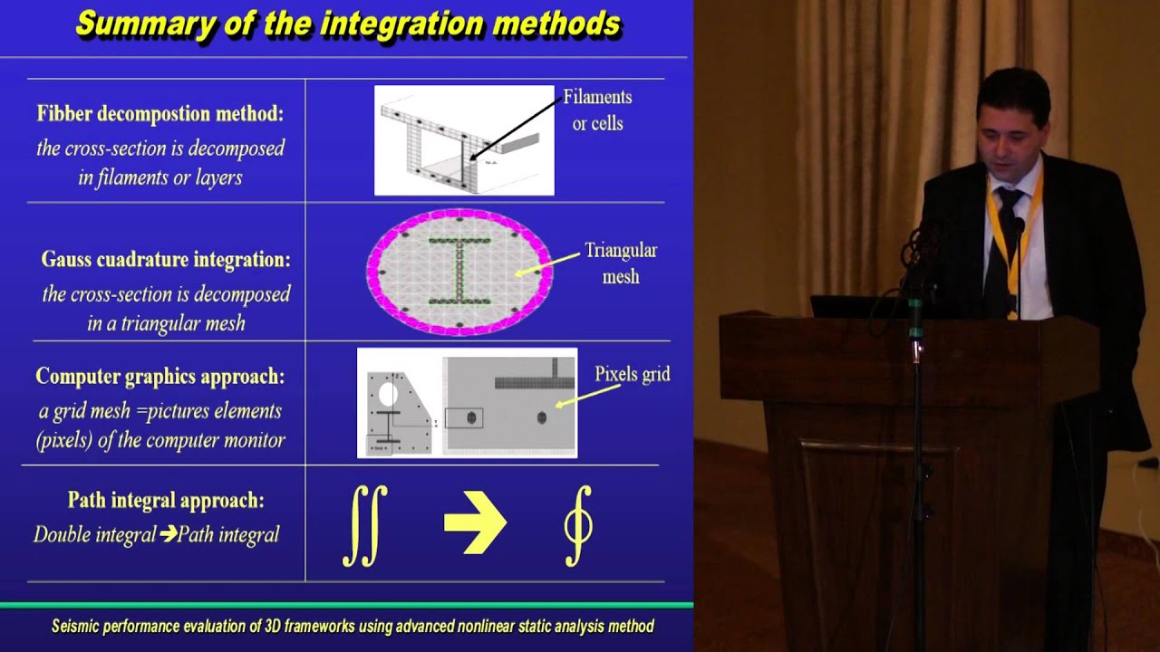 Prof. Cosmin Chiorean "Seismic Perf. Assess. of 3D F. S. Using Advanced ...