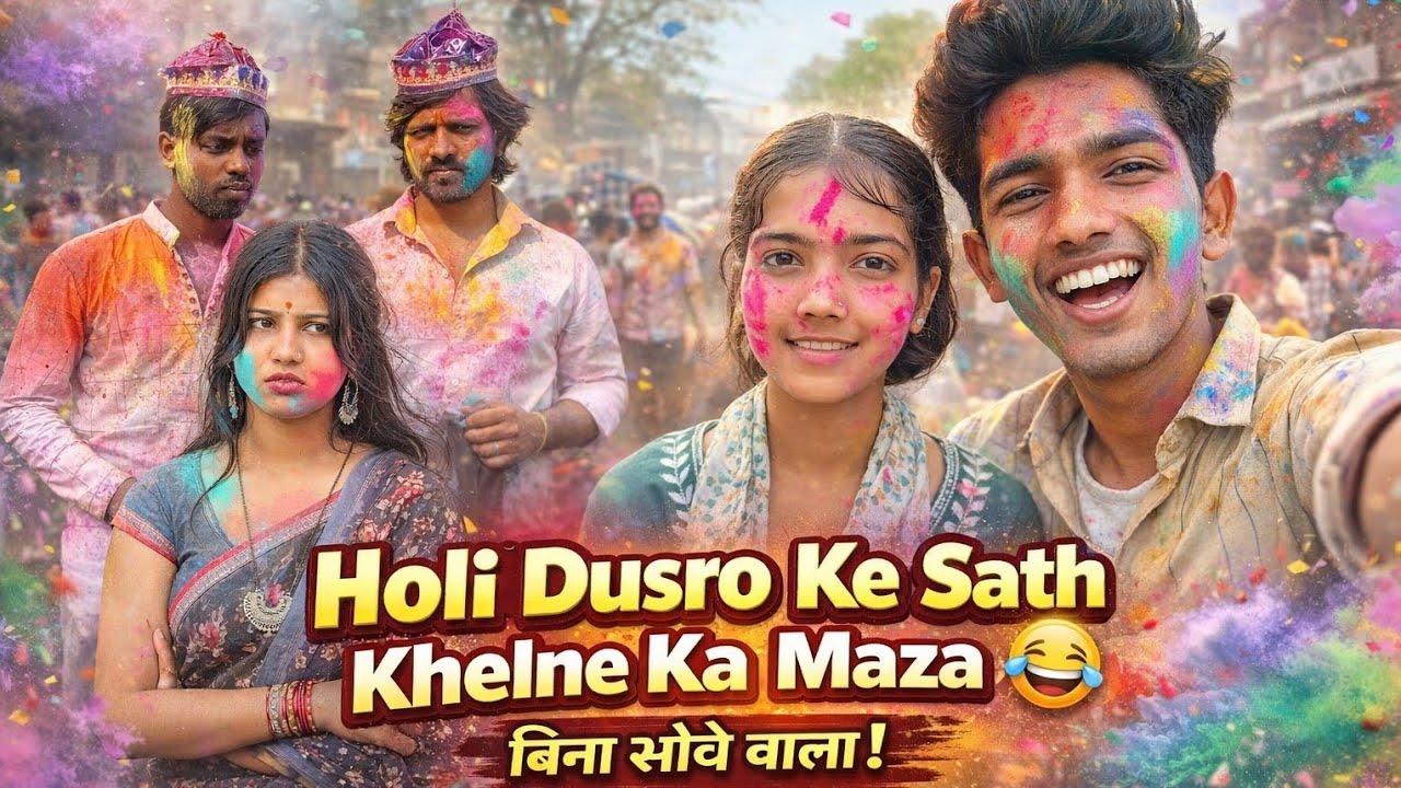 Dusro Ke Sath Holi Khelne Ka Maja 😁।#comedy - YouTube