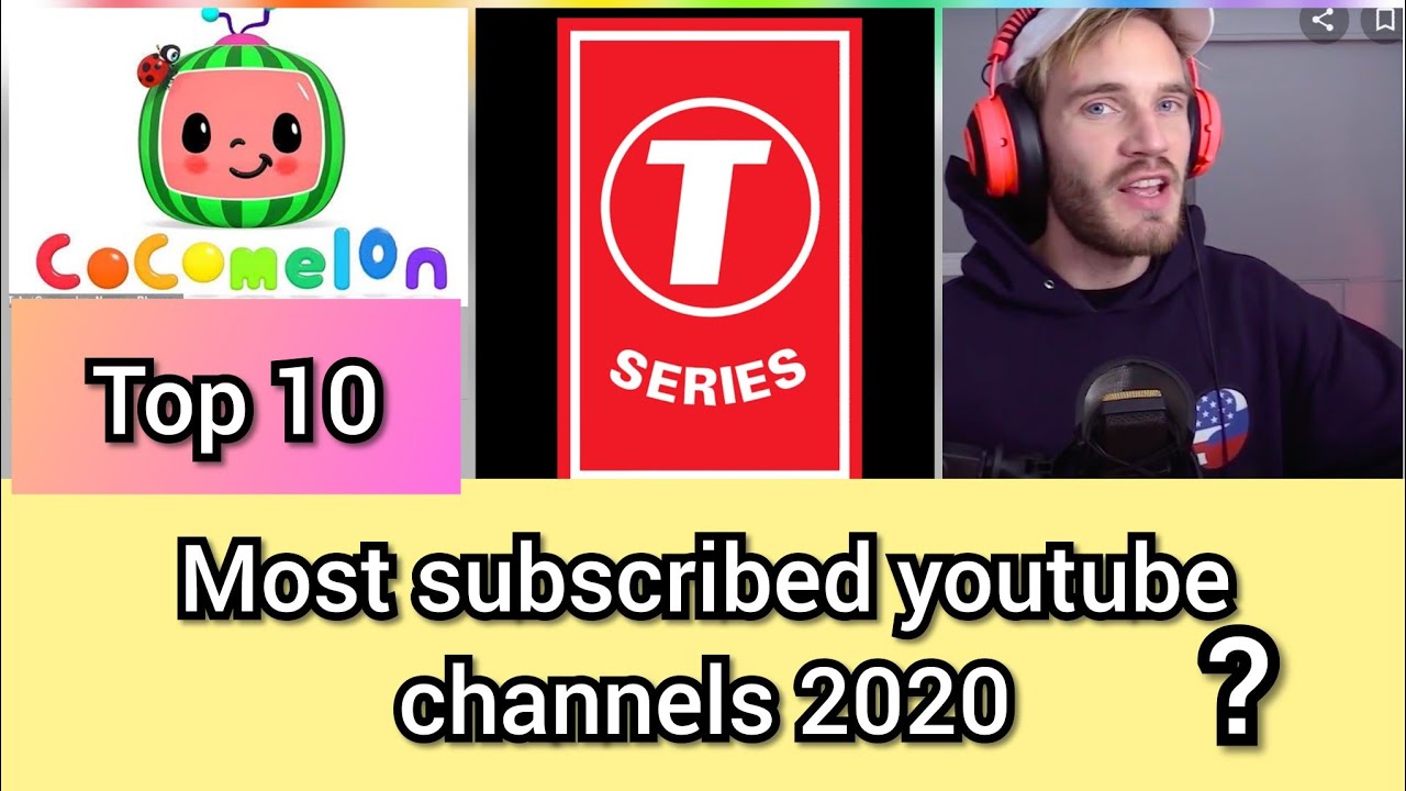 MOST SUBSCRIBED CHANNEL IN THE WORLD | TOP 10 CHANNELS HIGHEST ...