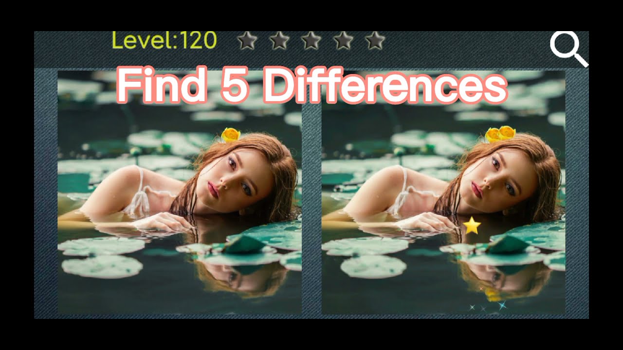 Spot Differences Puzzle — Beauty Grils Pictures - YouTube