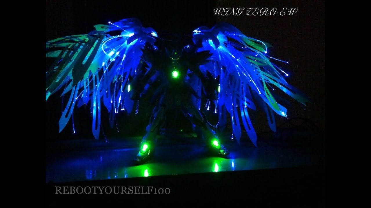 1/100 Wing zero custom with led mods (part 1) - YouTube