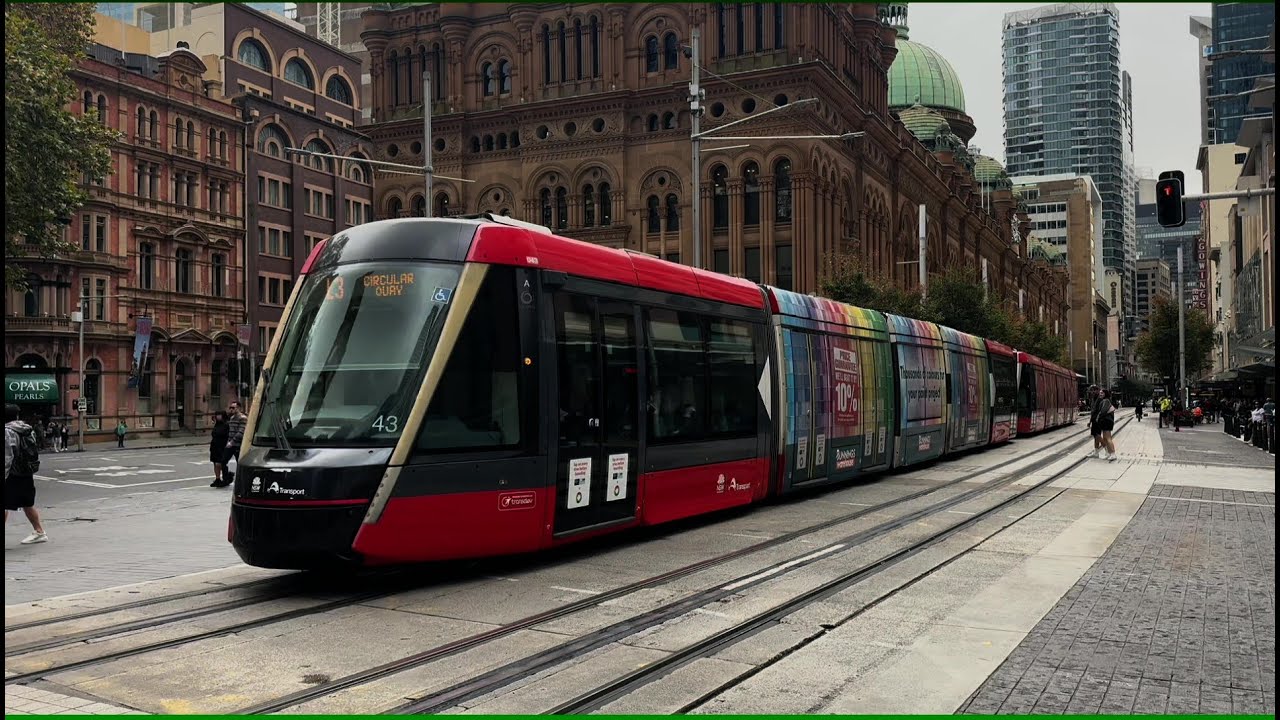 2190ST Transport Vlog 978: [Transdev] Town Hall to Haymarket Light Rail ...