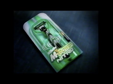Gillette M3 Power Nitro Commercial (2005) (VHS Rip)