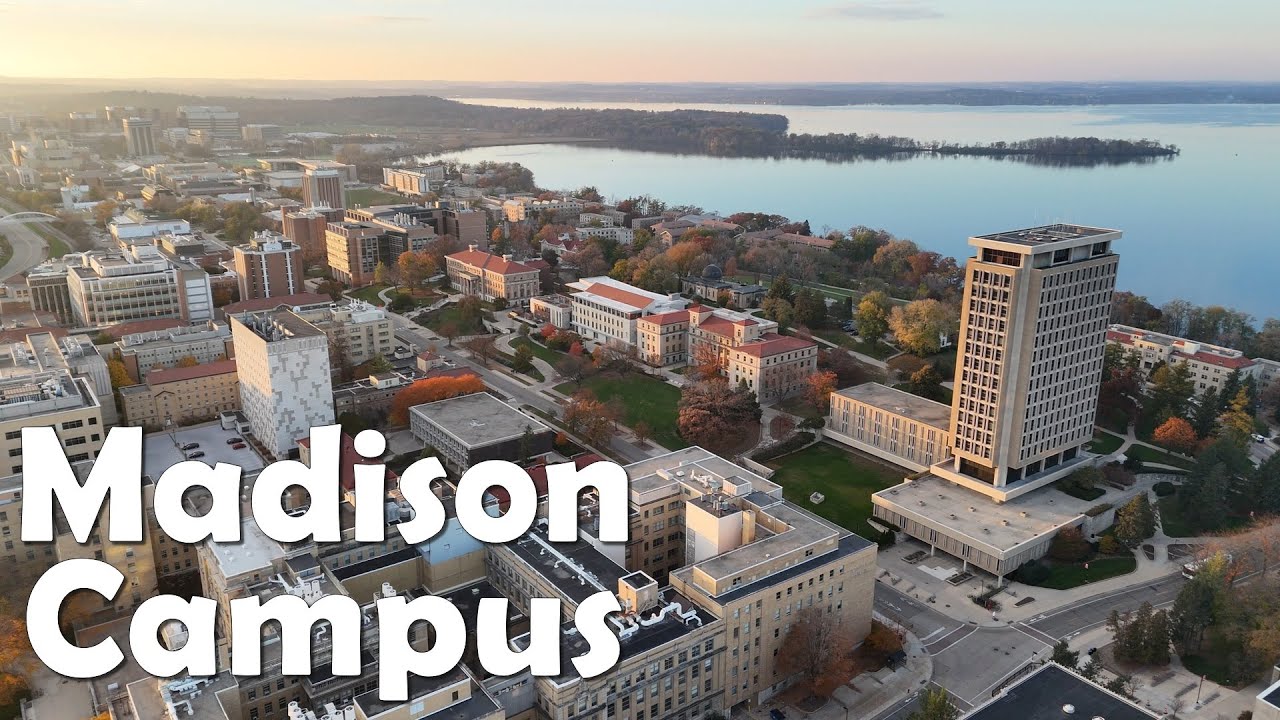 University of Wisconsin-Madison | UW Madison | 4K Campus Drone Tour ...