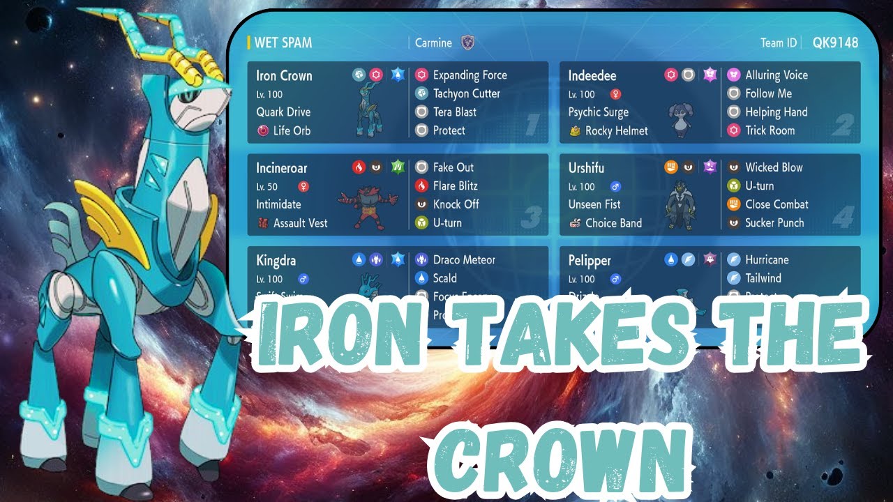 IRON Takes The CROWN | Regulation F | Pokémon Scarlet & Violet VGC ...