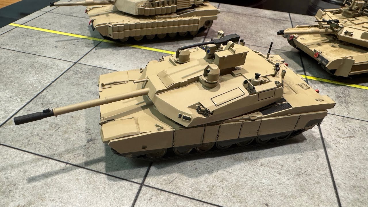 1/72 Abrams X Technology Concept Demonstrator 3D printed model. A ...