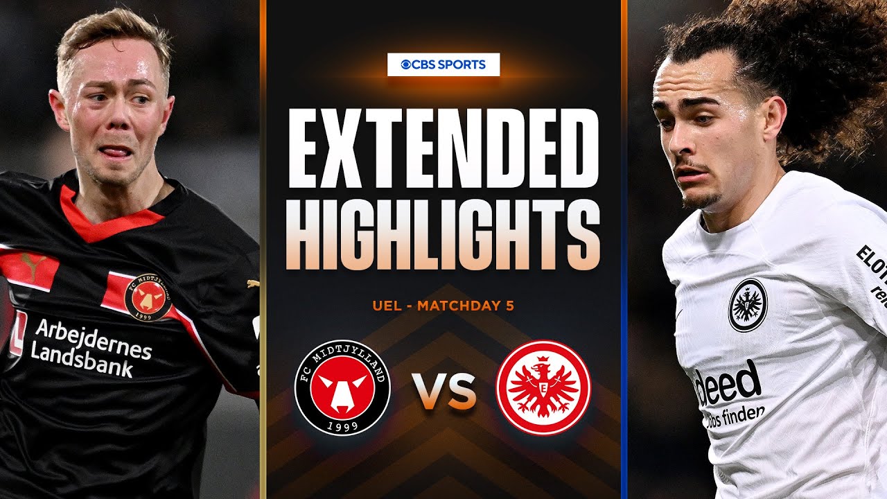 Midtjylland vs. Eintracht Frankfurt: Extended Highlights | UEL League ...