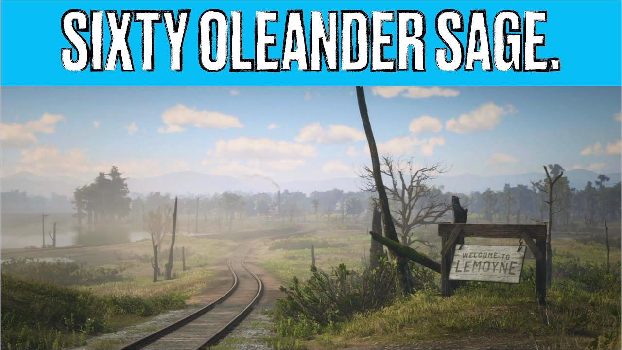 Red Dead Redemption II. 60 Oleander Sage Locations. - YouTube