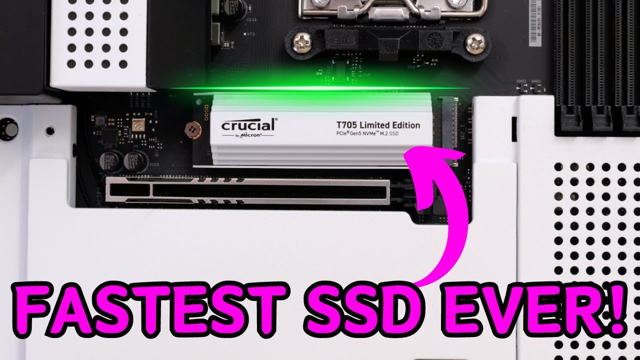 WORLD'S FASTEST M.2 SSD: Crucial T705 Review - YouTube