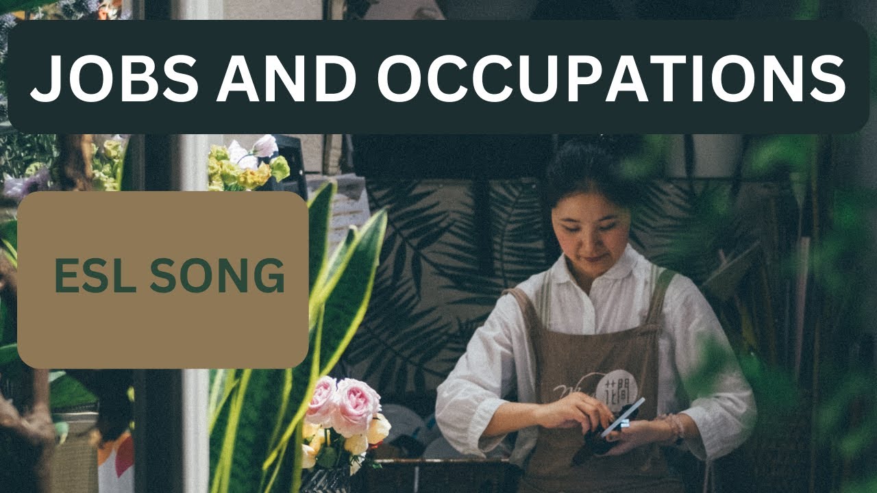 Jobs and occupations ESL song - YouTube