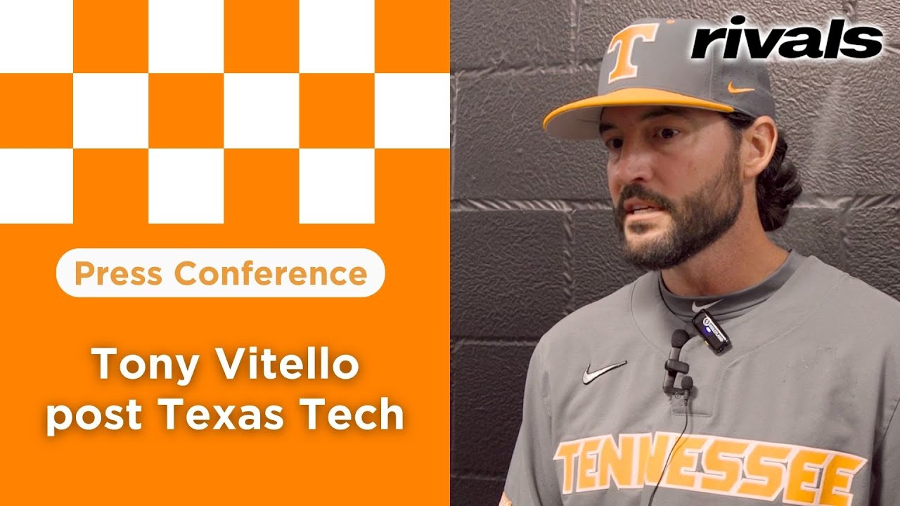 PRESS CONFERENCE: Tennessee baseball coach Tony Vitello recaps season ...