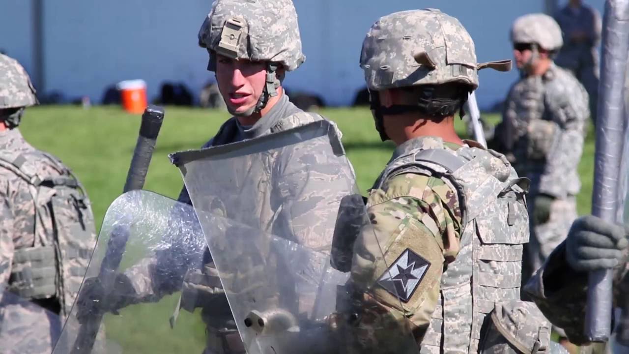 Joint Civil Disturbance Training - YouTube