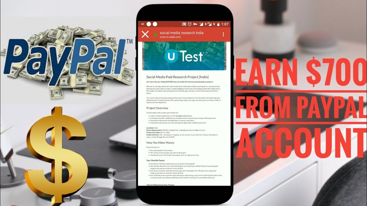 (Over) How to Earn $700 Dollar From Facebook research program Redeem By ...