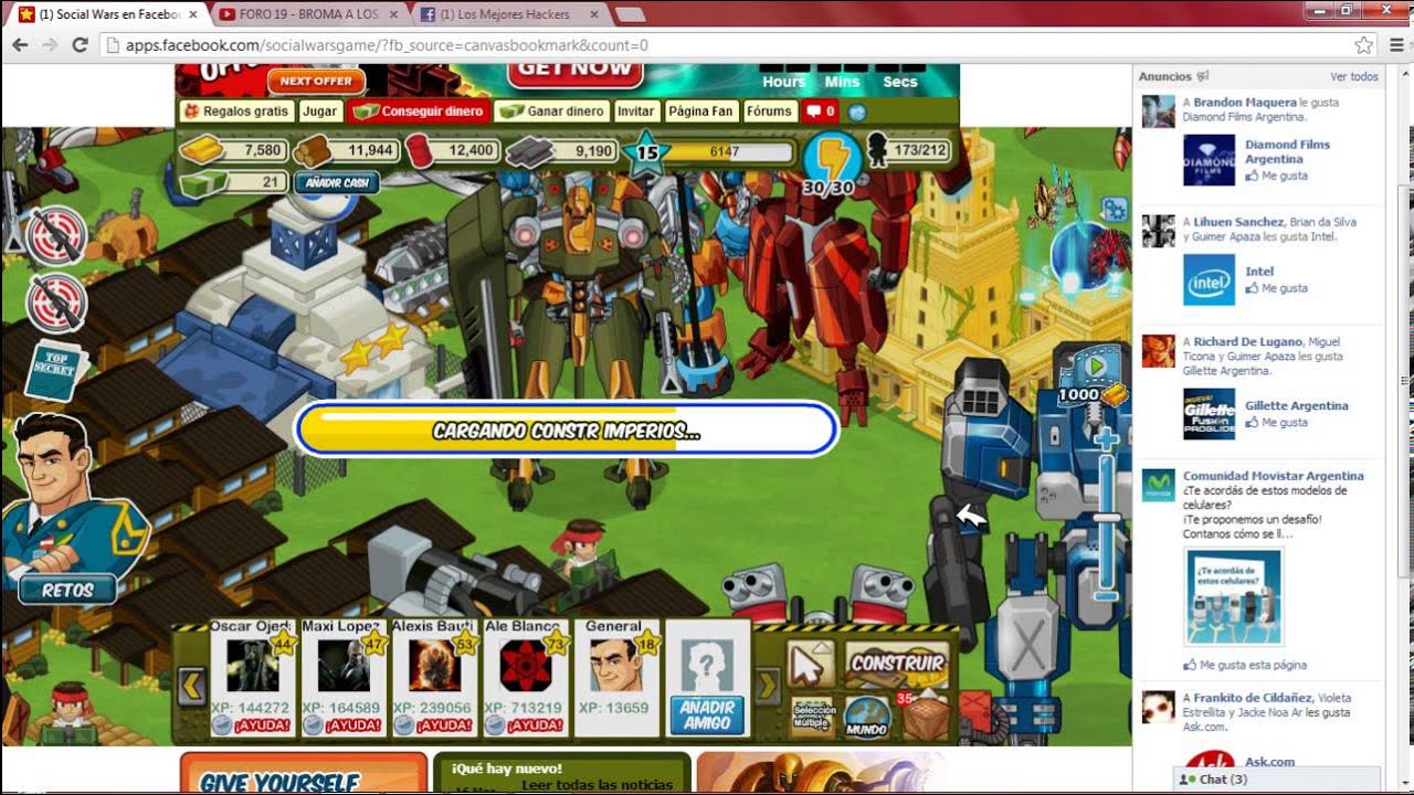 hack de Bonecrusha mech social wars 2013!!!! - YouTube
