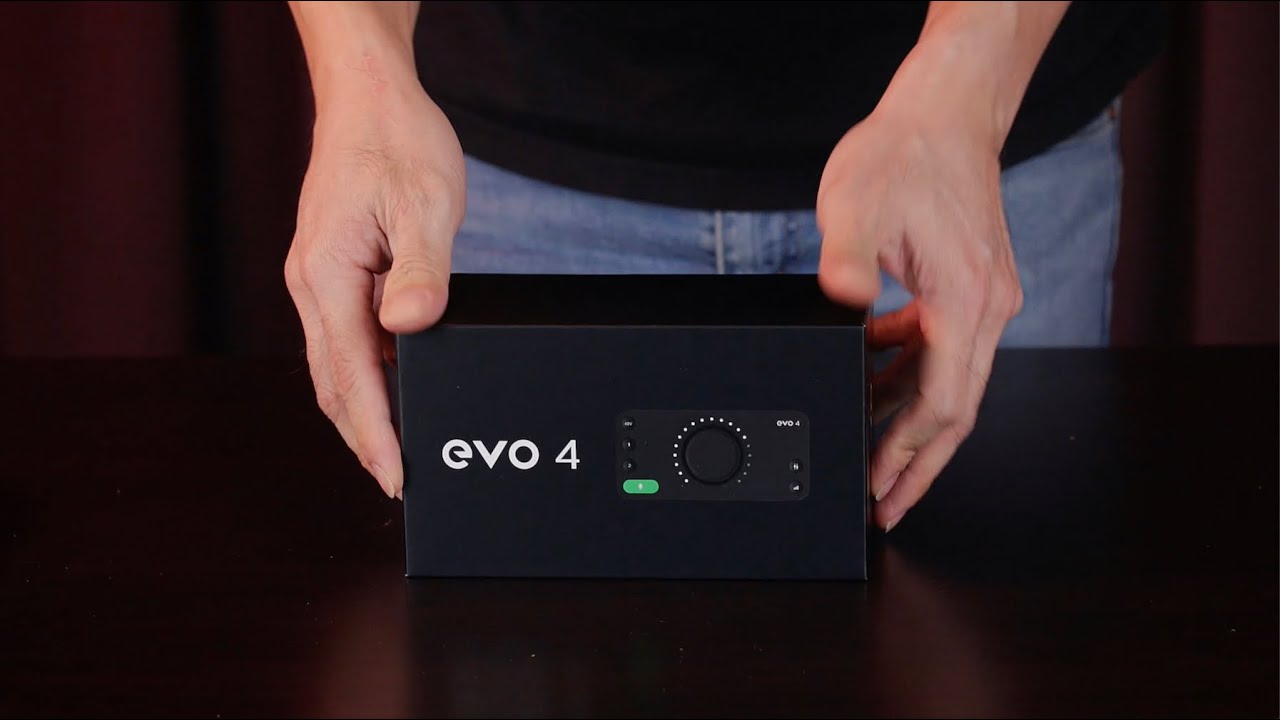 Audient EVO 4 Audio Interface unboxing - YouTube
