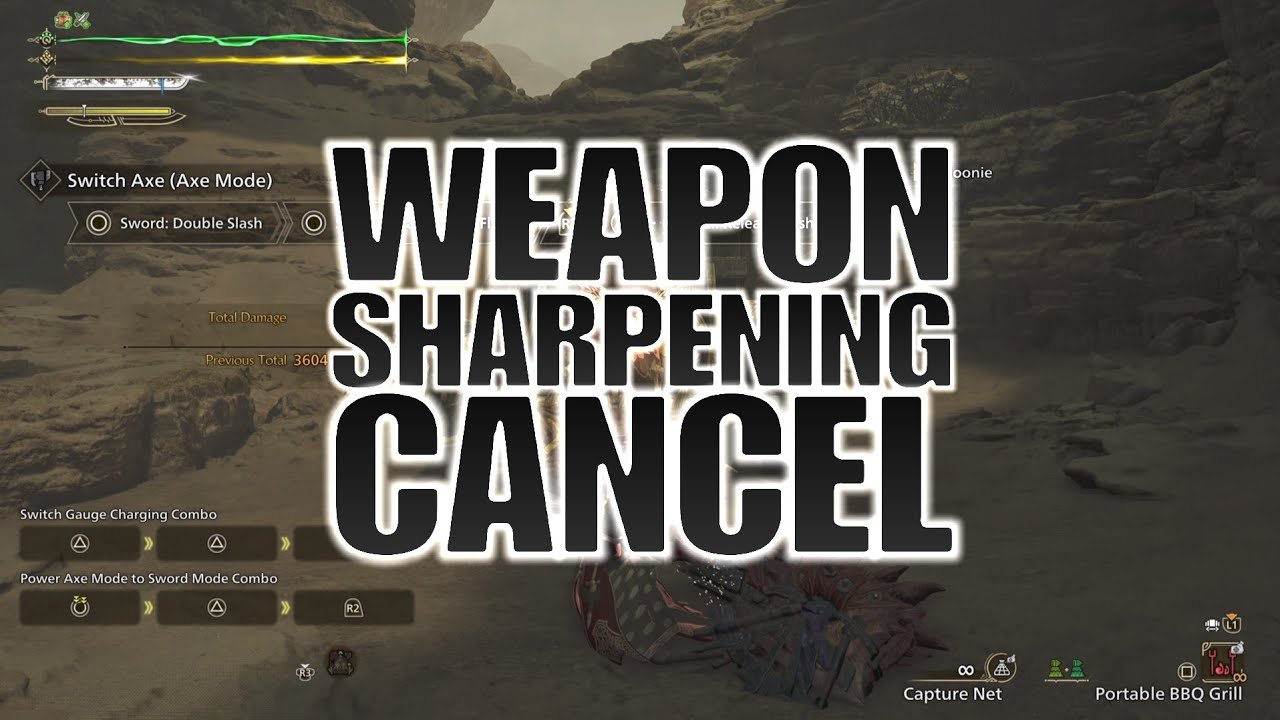 Monster Hunter Wilds. Weapon Sharpening Cancel. - YouTube