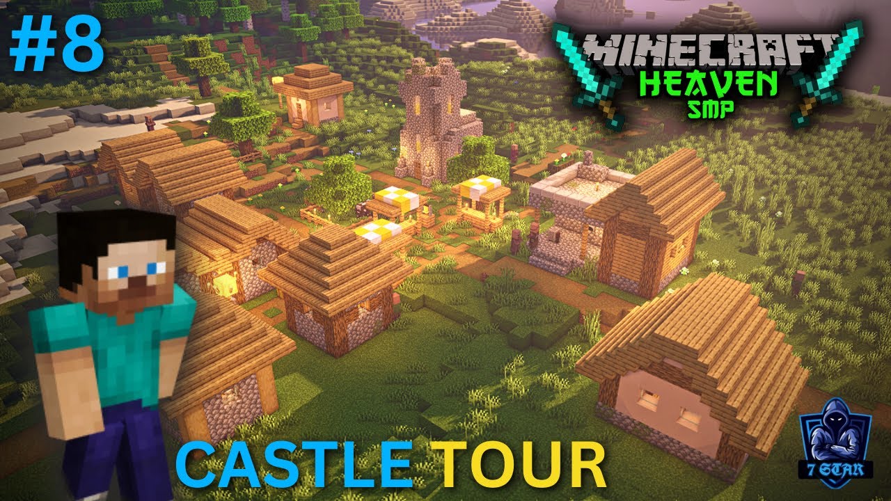 CASTLE TOUR || HEAVEN SMP || Episode-8 #8 || @7 STAR GAMING #heavensmp# ...