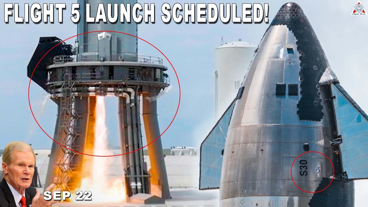 NASA Officially Announced NEW Starship Launch 5 Scheduled, But FAA ...