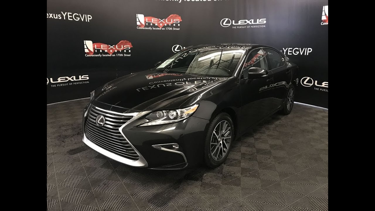 2017 Lexus ES 350 Black Review Edmonton, Alberta - Lexus of Edmonton ...