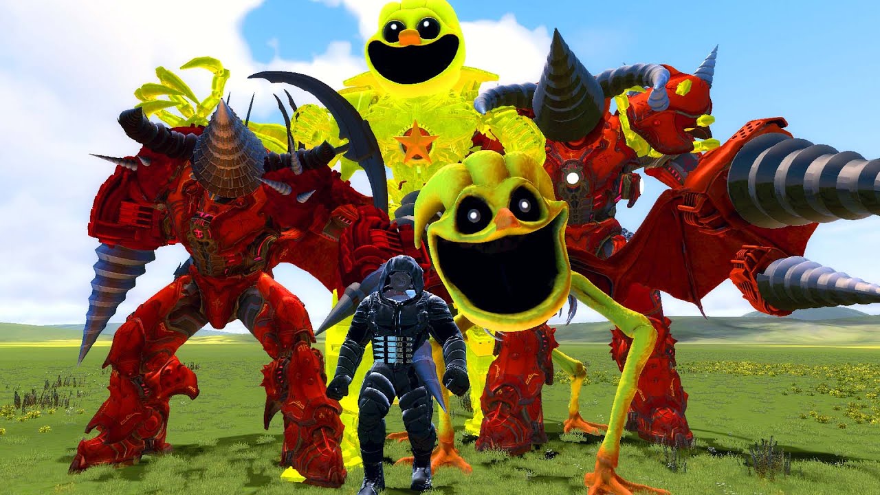 Evolution Of Drill Titan Vs Evolution Of Mecha Titan chicken In Garry's ...