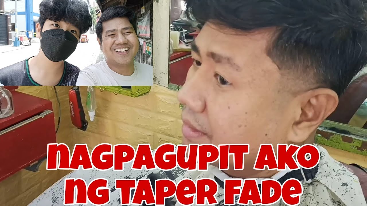 NAGPAGUPIT AKO NG TAPER FADE (ANG TAGAL NAMIN NG ANTAY ANG DAMI KASI ...