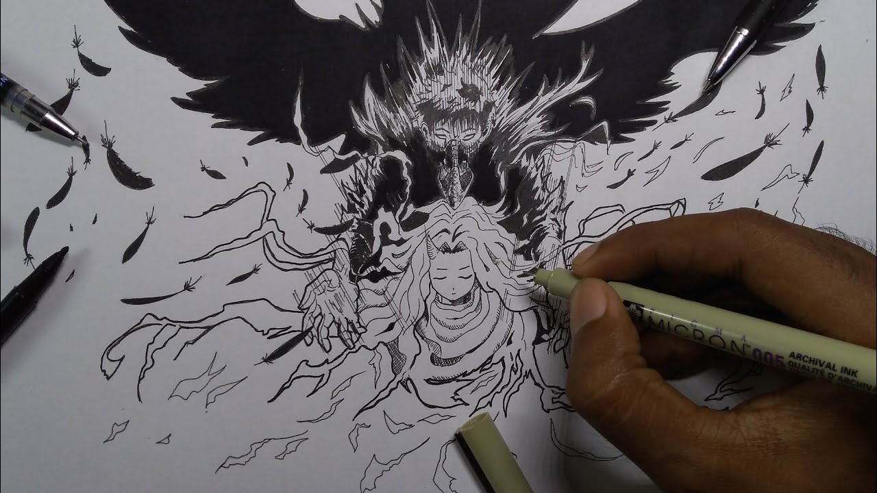 Drawing overhaul & Eri in Manga-style [My Hero Academia/S4] - YouTube