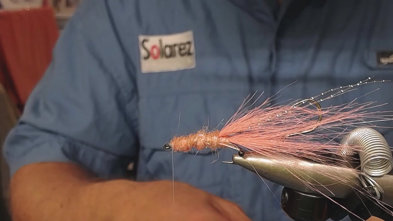 Shrimp Fly Pattegrisen with a trail hook - YouTube