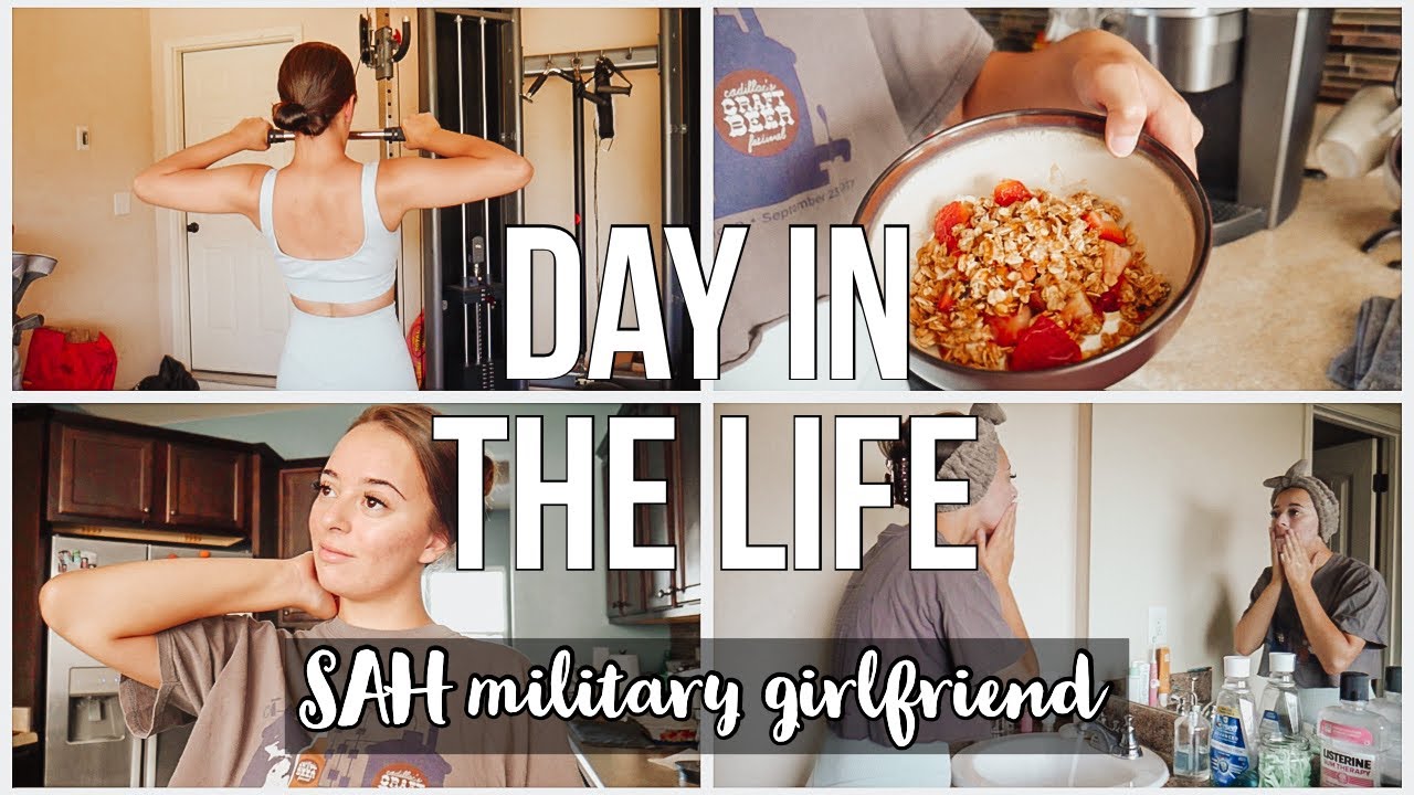 A DAY IN THE LIFE | SAH military girlfriend | Natalie Suzanne Sowder - YouTube