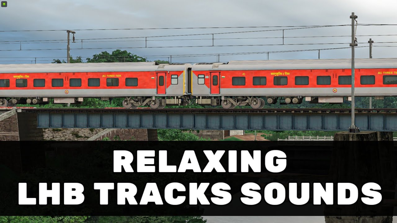 LHB RELAXING FLAT WHEEL SOUND|USE HEADPHONES|train simulator|railworks ...