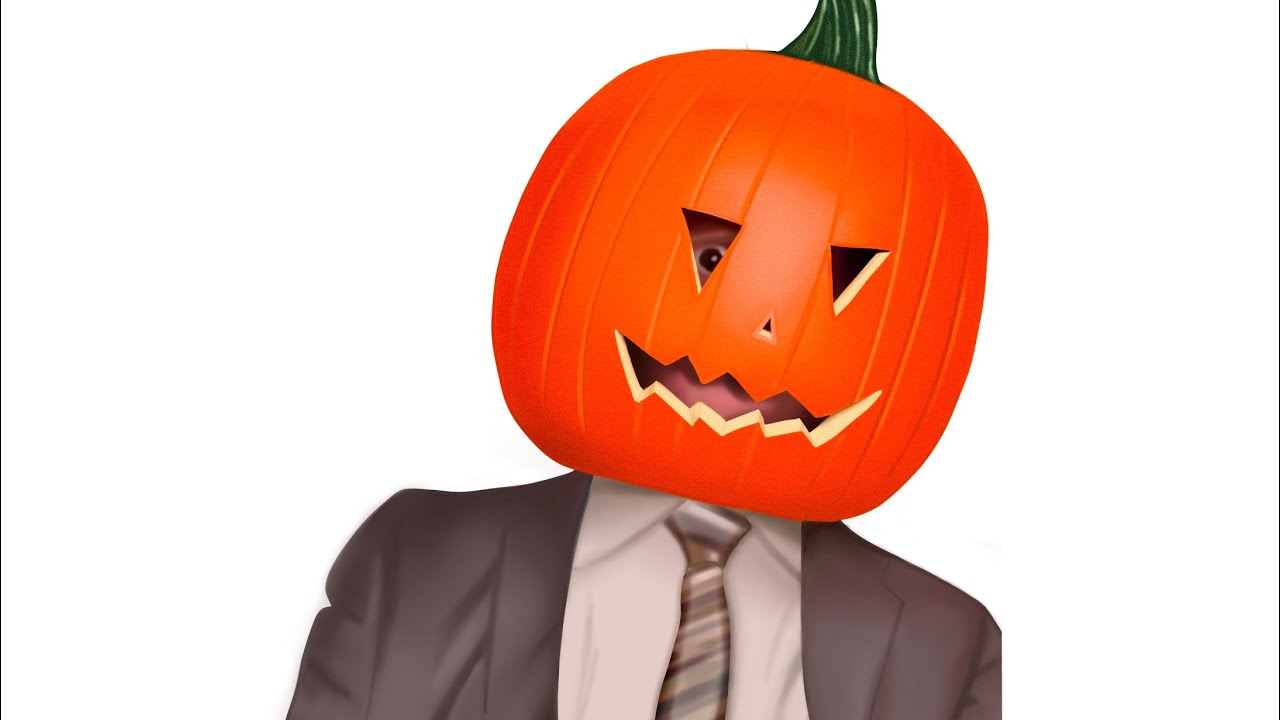 Pumpkin-Head Dwight from The Office, Procreate - YouTube