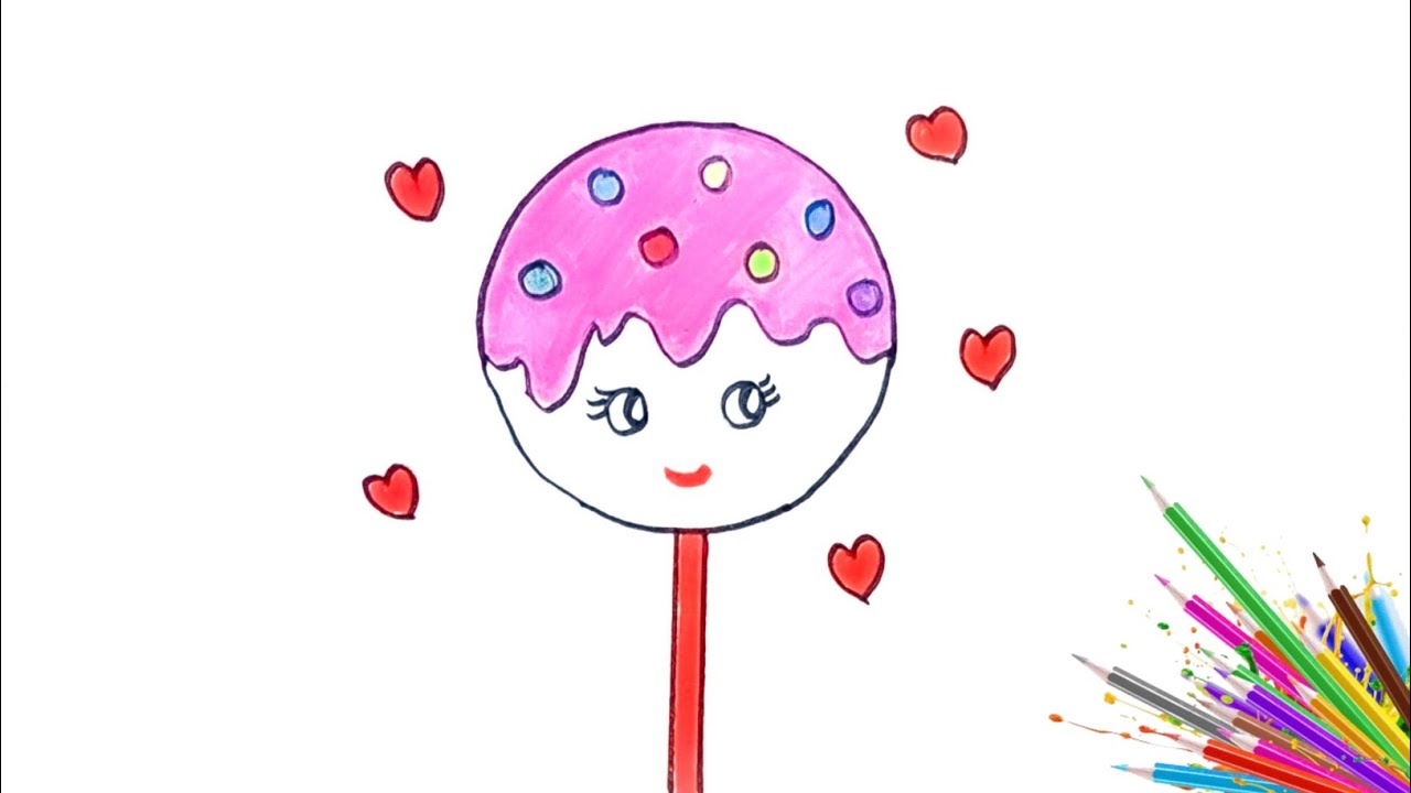 How to Draw Cute Lollipop 🍭| Step By Step Drawing Tutorial # ...