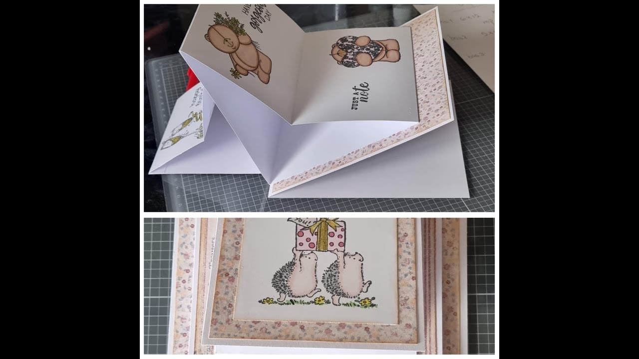 pop up tent fold card - YouTube