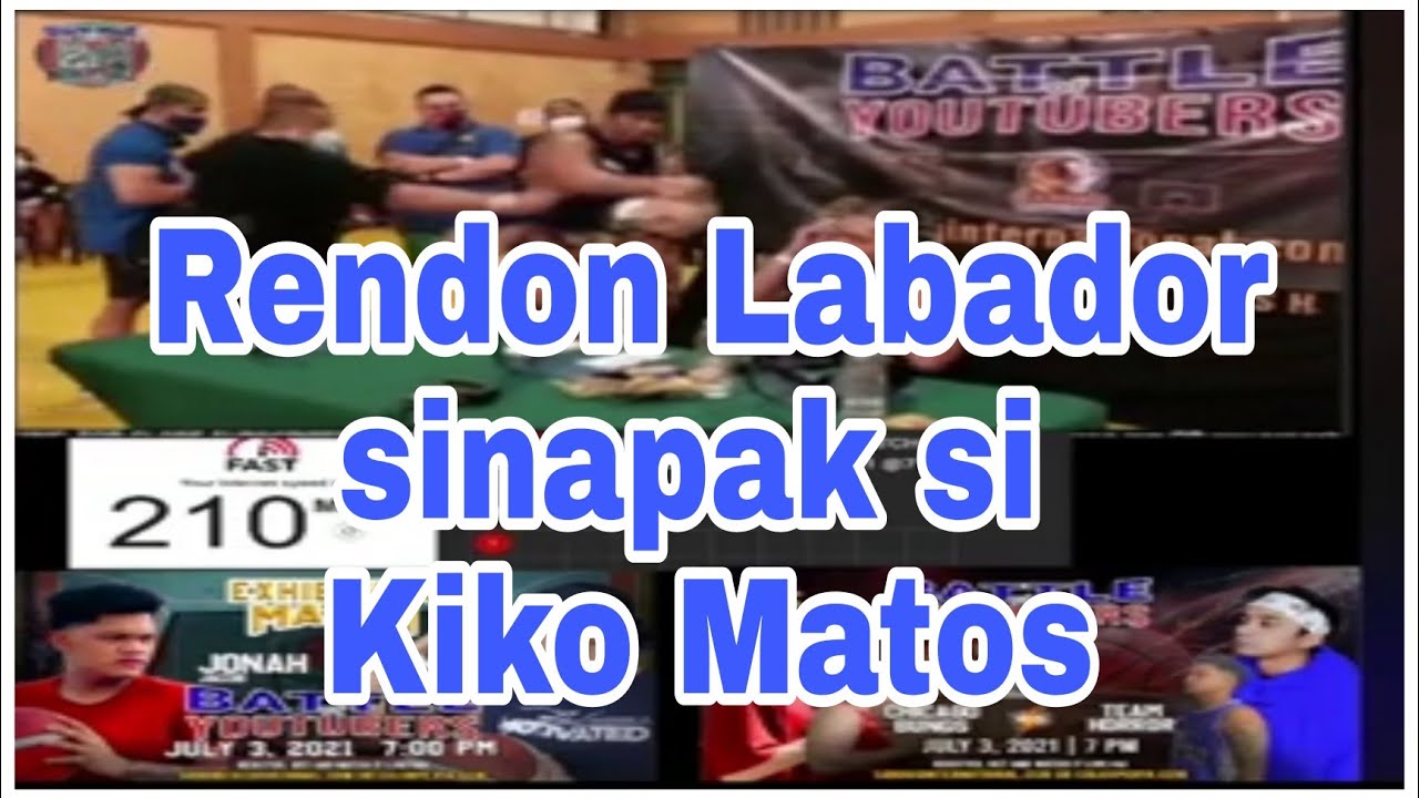 rendon sinapak c kiko matos. battle of the youtuber - YouTube