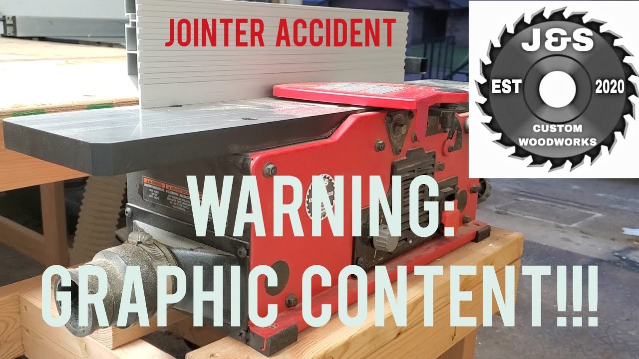 Jointer Accident. WARNING: GRAPHIC CONTENT!!! - YouTube