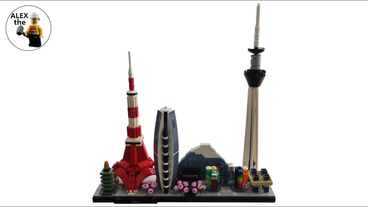 LEGO ARCHITECTURE 21051 speed build and play – Tokyo - YouTube