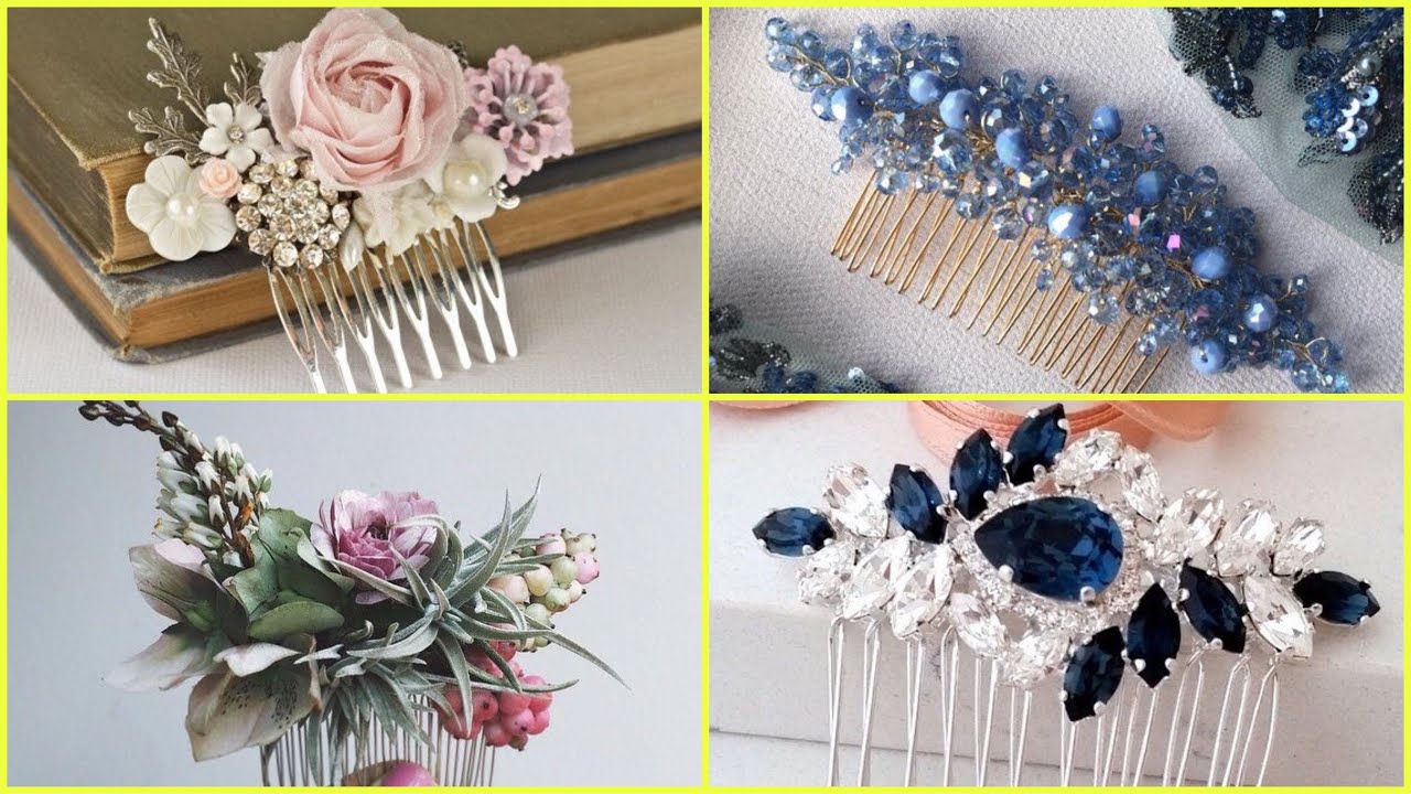 Bridesmaids Hair Comb Designs ||Trendy and fashionable designs /how to ...
