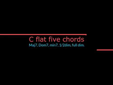 C flat 5 chords