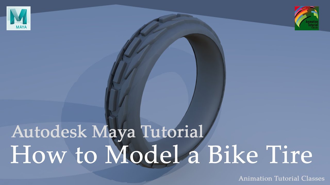 Maya Tutorial 2015 | How to Model a Bike Tire - YouTube