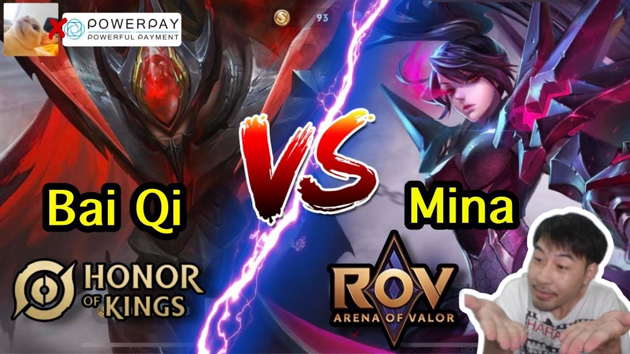 ความเหมือนที่แตกต่าง ของ Bai Qi HOK Vs Mina ROV - YouTube