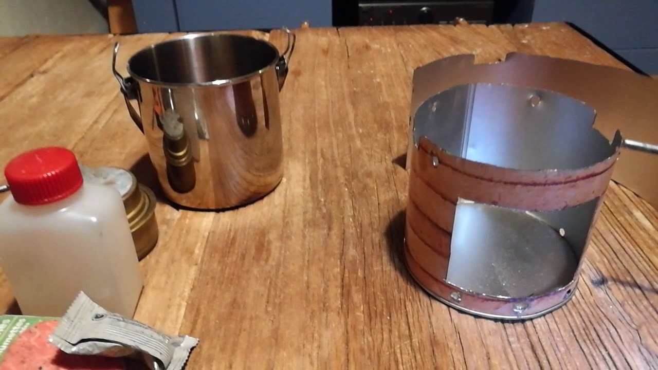 Billy Can DIY modification with alcohol and woodburner - YouTube