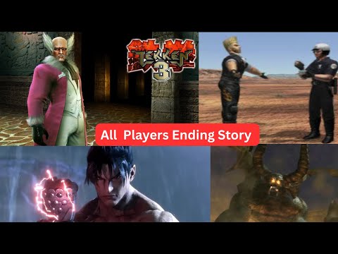 Tekken 3 all Players ending , Tekken 3 all player Ending Story #tekken3