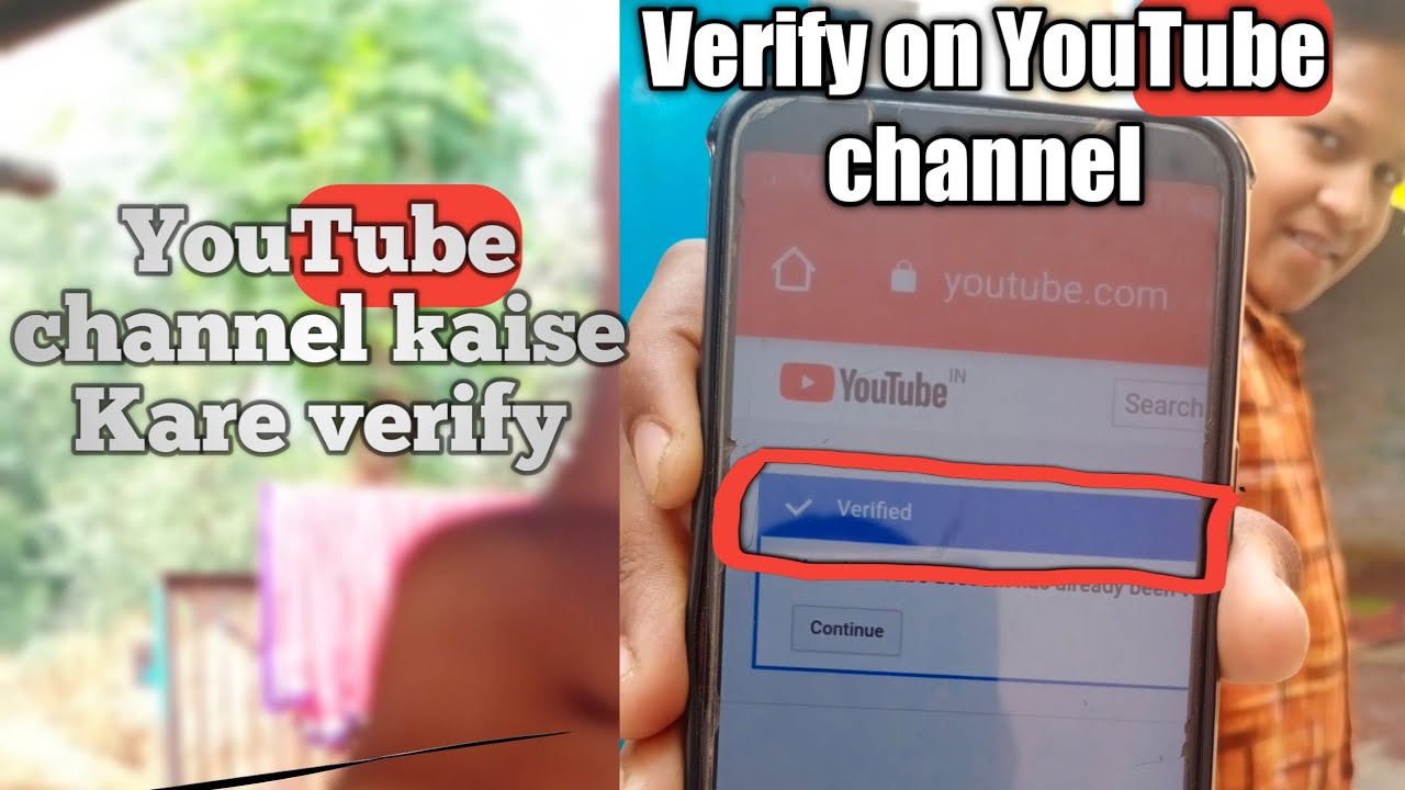 How to verify your YouTube account . verify on YouTube channel ...