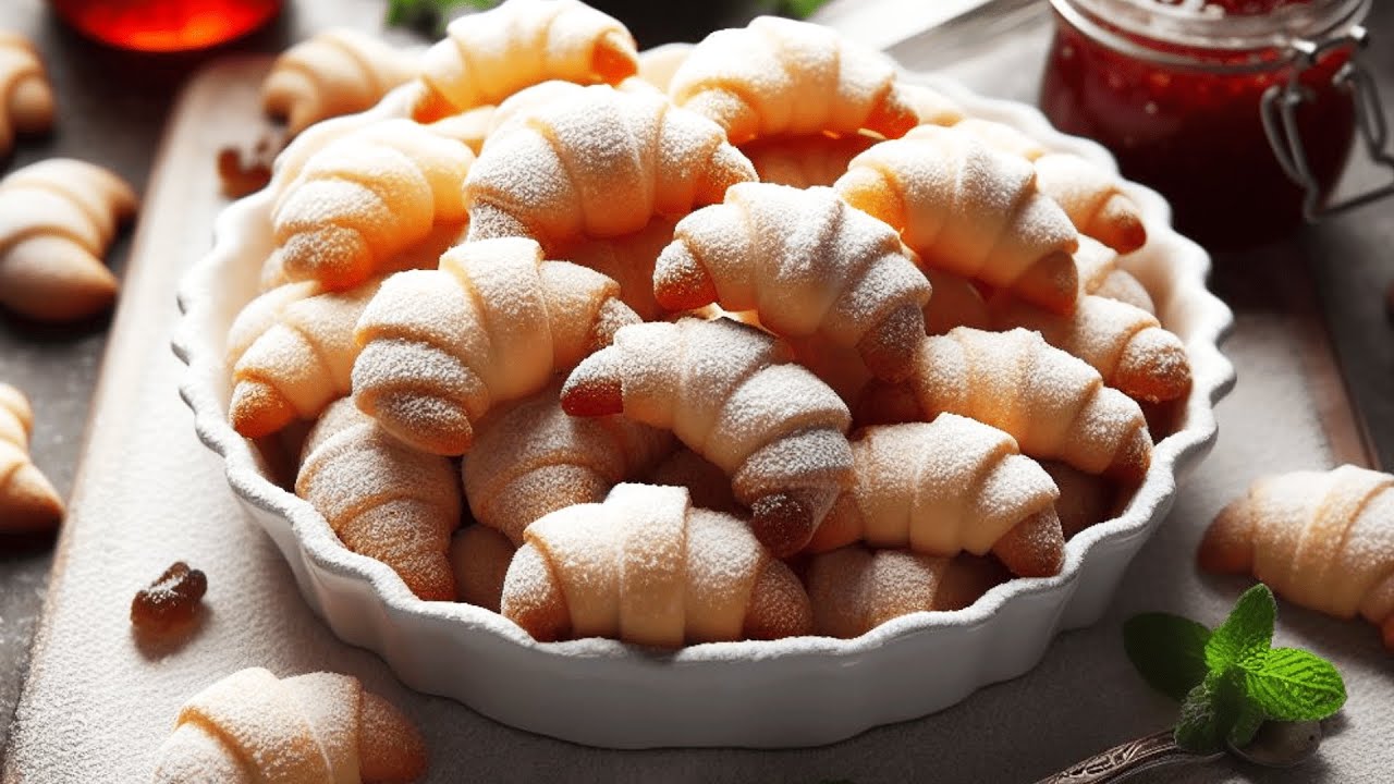 OLD-FASHIONED Jam Crescent Cookies Recipe (HOW to Make Jam Cookies ...